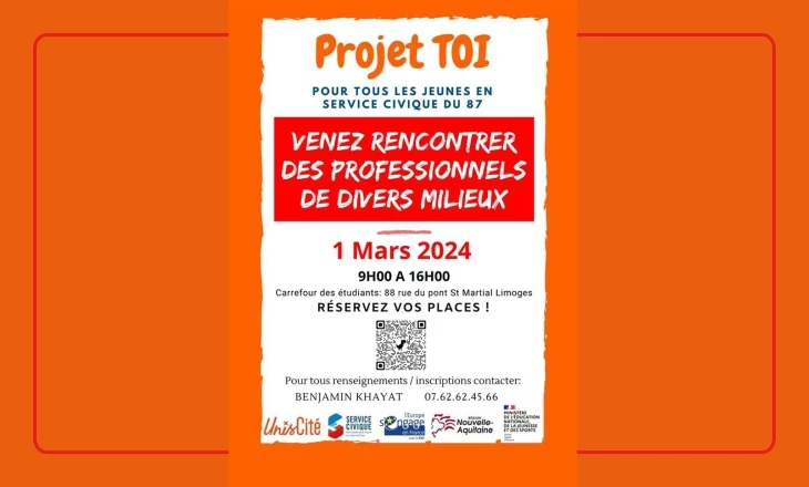Permanence 2024 organisée par l’association Unis-Cité à Limoges ...